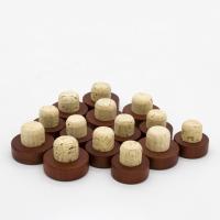 China Wooden Stopper Made Out of Natural Solid Wood and Cork for sale