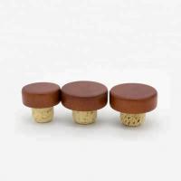 China Wooden Stopper Made Out of Natural Solid Wood and Cork for sale