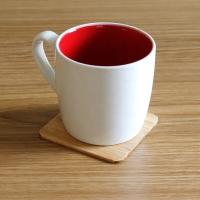 China 3mm Square Cold Drinks Bamboo Cup Coasters For Hot Beverage for sale