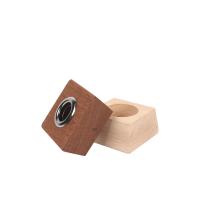 China Square Reed Diffuser Cap Wooden Perfume Bottle Lid 28 25 Thread for sale