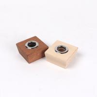 China Square Reed Diffuser Cap Wooden Perfume Bottle Lid 28 25 Thread for sale