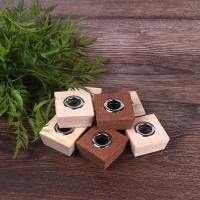 China Square Reed Diffuser Cap Wooden Perfume Bottle Lid 28 25 Thread for sale