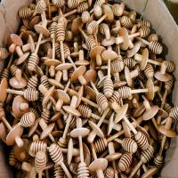 China Customized Logo Wooden Muddler Individually Wrapped  Wedding Party  Honey Dipper Sticks for sale