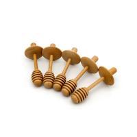 China Customized Logo Wooden Muddler Individually Wrapped  Wedding Party  Honey Dipper Sticks for sale
