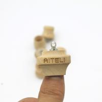 China Wooded Perfume Bottle Lid For Car Hanging Perfume Lid Customization for sale
