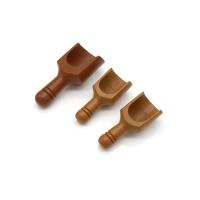 China Dry Fruit Wooden Kitchen Utensils Salt Laundry Detergent Wooden Scoops For Canisters for sale