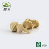 China 45x35mm Ash Wood Spinning Top Toy for Kids for sale