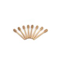 China Customized Logo Varnished Wooden Muddler Collectible Honey Muddler Stirrer for sale