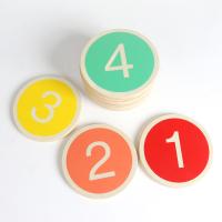 China Wooden Kids Balance Stepping Stones Toys 6 Colors Stepping Stones Balance Activity for sale