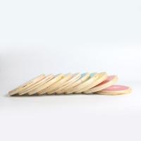 China Wooden Kids Balance Stepping Stones Toys 6 Colors Stepping Stones Balance Activity for sale