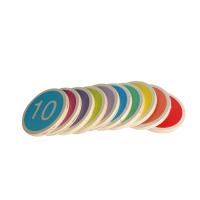 China Wooden Kids Balance Stepping Stones Toys 6 Colors Stepping Stones Balance Activity for sale