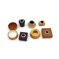 China Aromatherapy Reed Diffuser Cap Laser Logo Lid Wooden Cap Aroma Bottle Lid for sale