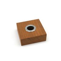 China Aromatherapy Reed Diffuser Cap Laser Logo Lid Wooden Cap Aroma Bottle Lid for sale