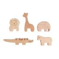 China DIY Educational Wooden Educational Puzzle 2- 4 Years Wooden Animal Puzzle for sale