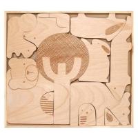 China DIY Educational Wooden Educational Puzzle 2- 4 Years Wooden Animal Puzzle for sale