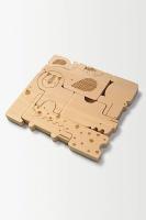 China DIY Educational Wooden Educational Puzzle 2- 4 Years Wooden Animal Puzzle for sale