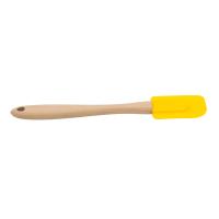 China wooden silicone Spatula with wood handle for sale