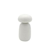 China White Black Pepper Mill Grinder Adjustable Ceramic Rotor Wooden Salt & Pepper Shakers for sale