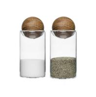 China Rubber Wood Ball Stopper For Glass Wine Decanter for sale