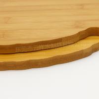 China Irregular Bamboo Wooden Plate Sustainable Table Mat Plate for sale