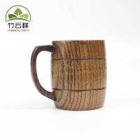 China Ecodesign Gift Wooden Cup Rustic Beer Mugs Handmade for sale