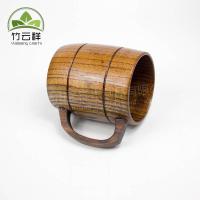 China Ecodesign Gift Wooden Cup Rustic Beer Mugs Handmade for sale