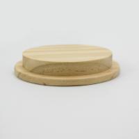 China Reusable Wide Mouth Mason Jar Lids Natural Pine Wooden Glass Cover Coffee Cup Lids with Silicone Seal Ring Wood Color for sale