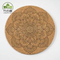 China Absorbent Reusable Wooden Coaster Custom Cork Coasters For Tableware for sale