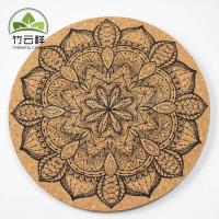 China Absorbent Reusable Wooden Coaster Custom Cork Coasters For Tableware for sale