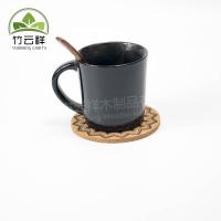 China Absorbent Reusable Wooden Coaster Custom Cork Coasters For Tableware for sale