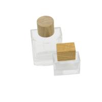 China 1in Natural Wooden Lid Perfume Wooden Cap Cover Customized Size Natural Wooden Lid for sale
