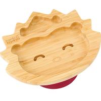 China Christmas Cartoon Wooden Serving Tray Bamboo Fruit Food Tray For Baby for sale