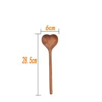 China wooden heart shaped salad spoon for sale