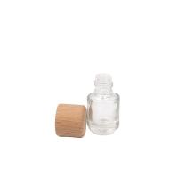 China Modern Beech Wood Perfume Bottle Lid Printing Logo Essential Oil Bottle Cap for sale