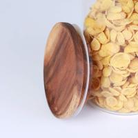 China Round shaped wooden Lid ,wooden cover , wooden cap for glass bottle for sale