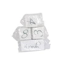 China Wooden Baby  Milestone Blocks Set of 6 with Canvas Bag Packing for sale