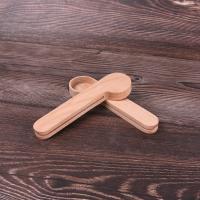 China Baby milk powder spoon with sealing function-Beech wooden for sale