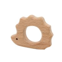 China Handmade Wooden Teeth Ring  for Baby Wooden Animal Shaped teeth ring for sale
