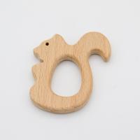 China Handmade Wooden Teeth Ring  for Baby Wooden Animal Shaped teeth ring for sale