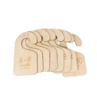 China Wooden baby closet divider -Clothing Size Dividers for Closet or Retail Store, Hanger Dividers 12 Pieces Custom design accept for sale