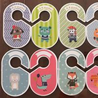 China Wooden baby closet divider -Clothing Size Dividers for Closet or Retail Store, Hanger Dividers 12 Pieces Custom design accept for sale
