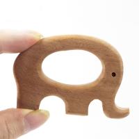 China Animal shaped Wooden Baby teether Ring for sale
