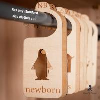 China Baby Closet Dividers Double Sided Baby Nursery Size Dividers Arrange Clothes by Type or Age for sale