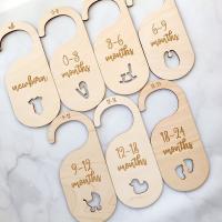 China Mom Baby Shower Hanging Clothes Dividers Wardrobe Cabinet Dividers For Clothes for sale