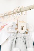 China Mom Baby Shower Hanging Clothes Dividers Wardrobe Cabinet Dividers For Clothes for sale