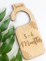China 12 Pcs Baby Cloth Divider Card Hanging Clothes Closet Shelf Dividers Monthly  For Babies for sale