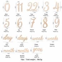China Reusable Baby Wooden Milestone Blocks Newborn 2 Month Old Milestones for sale