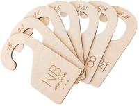 China Wooden Baby Monthly Milestone Cards Wooden Baby Closet Dividers  Nursery Gifts for Newborn Girl and Boys Baby's First for sale