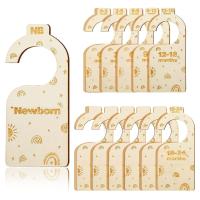 China Rainbow Plywood Baby Cloth Divider Card Baby Nursery Closet Drawer Organizer for sale