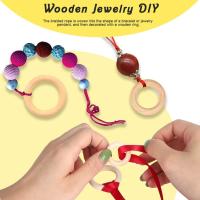 China Wooden Rings for Crafts, Macrame Rings, Wood Teething Ring for sale